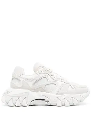 Balmain B-east Monogram Sneakers - White