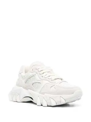 Balmain B-east Monogram Sneakers - White