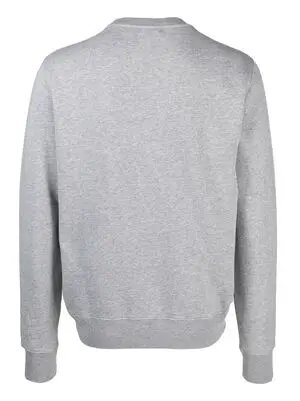 AUTRY Logo-print Cotton Sweatshirt - Grey