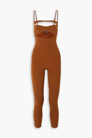 Zeynep Arçay Cutout Stretch-knit Jumpsuit