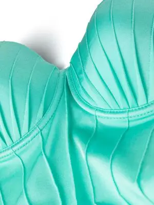 NOIRE SWIMWEAR Ribbed Balconette Swimsuit