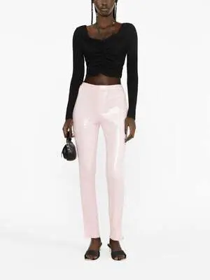 ROTATE BY BIRGER CHRISTENSEN Sequin-embellished Trousers