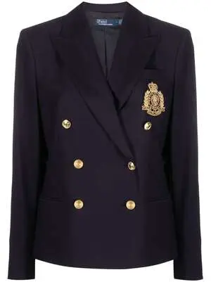 Polo Ralph Lauren Crest-embroidered Blazer
