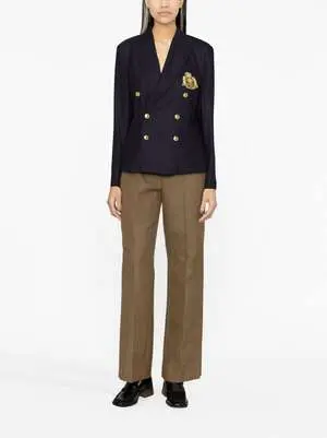 Polo Ralph Lauren Crest-embroidered Blazer