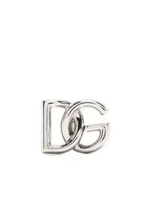 Dolce & Gabbana Dg Logo Stud Single Earring - Silver