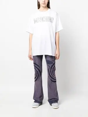 Moschino Embroidered Logo T-shirt