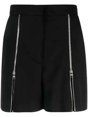 Alexander Mcqueen High Rise Shorts For Women