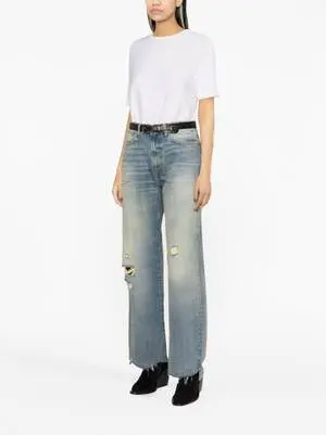 R13 Wayne Wide-leg Jeans - Blue