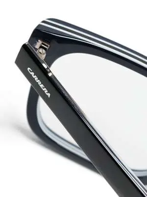 Carrera Eyewear Stripe-detail Square-frame Eyeglasses