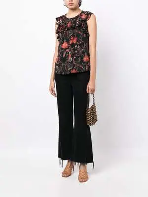 Ulla Johnson Tulip Floral-print Blouse