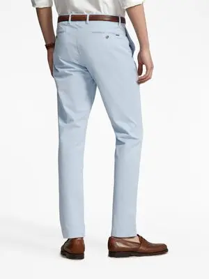 Polo Ralph Lauren Logo-tag Cotton Trousers - Blue