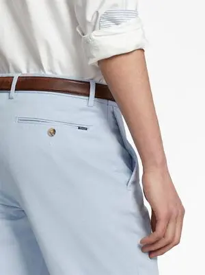 Polo Ralph Lauren Logo-tag Cotton Trousers - Blue