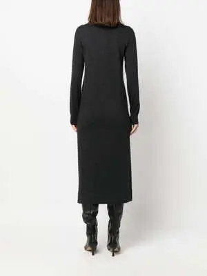 P.a.r.o.s.h Roll-neck Long-sleeved Dress