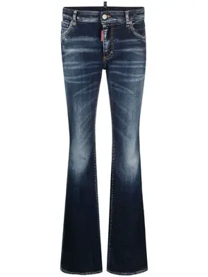 Dsquared2 Distressed Flared Jeans