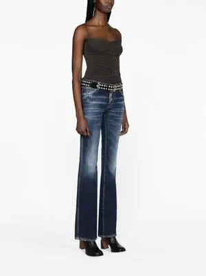 Dsquared2 Distressed Flared Jeans