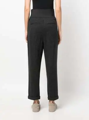 Brunello Cucinelli Pleated Cashmere-blend Trousers