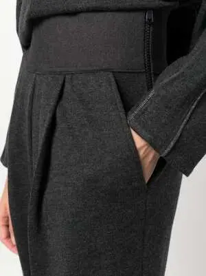 Brunello Cucinelli Pleated Cashmere-blend Trousers
