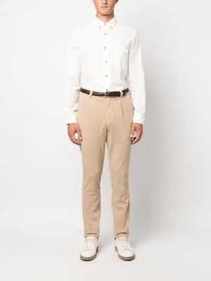 Brunello Cucinelli Tapered Twill Chino Trousers