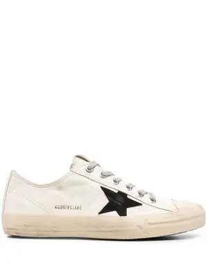 GOLDEN GOOSE Leather Low-top Sneakers - Neutrals