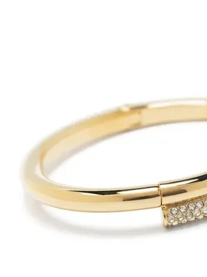 SWAROVSKI Dextera Crystal-embellished Bangle - Gold