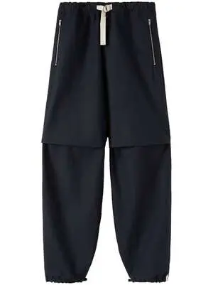 JIL SANDER Panelled-design Tapered-leg Trousers