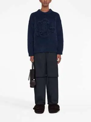 JIL SANDER Panelled-design Tapered-leg Trousers