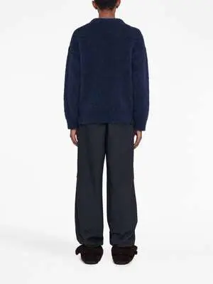 JIL SANDER Panelled-design Tapered-leg Trousers