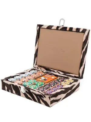 HECTOR SAXE X Browns Poker Set - Brown