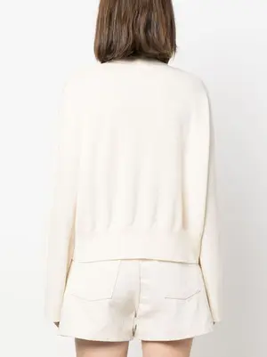 P.a.r.o.s.h Roll-neck Cashmere Sweater - White