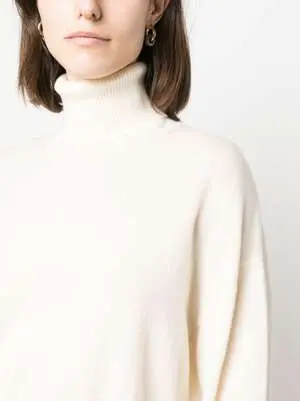 P.a.r.o.s.h Roll-neck Cashmere Sweater - White