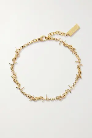 Saint Laurent Cassandre Bracelet - Gold