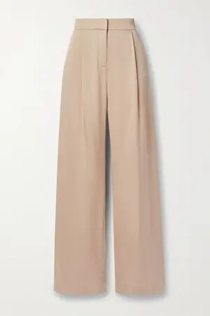 Veronica Beard Veronica Beard Robinne Wide-Leg Pants Cream