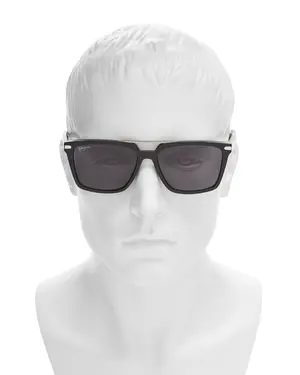 FERRAGAMO Square Sunglasses, 57mm