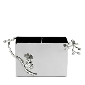 Michael Aram White Orchid Cutlery Caddy - Silver