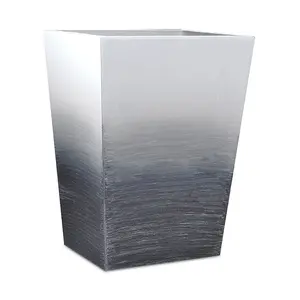 MIKE & ALLY Ombre Waste Basket - Grey/silver