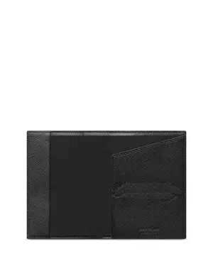 Montblanc Sartorial Leather Passport Holder - Black