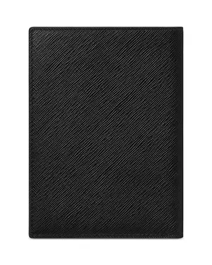Montblanc Sartorial Leather Passport Holder - Black