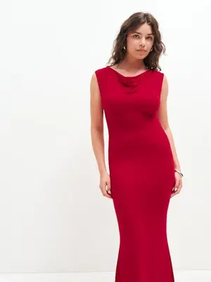 REFORMATION Seona Knit Maxi Dress