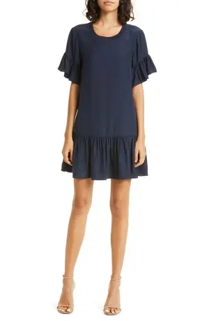 Cinq À Sept Leilah Silk Swing Dress