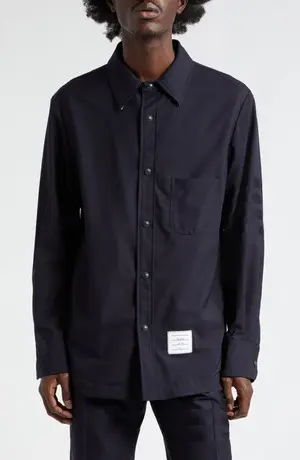 Thom Browne Logo Overshirts For Men