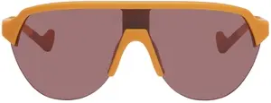 DISTRICT VISION District Vision Orange Nagata Speed Blade Sunglasses - Infared Purple Iris