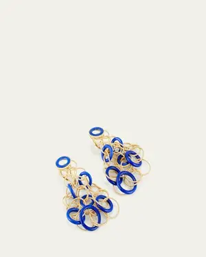 Buccellati Hawaii Lapis Lazuli Pendant Earrings