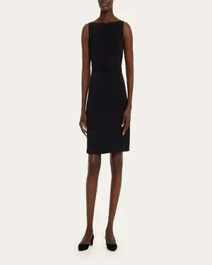 Manolo Blahnik Lista Suede Pumps - Black