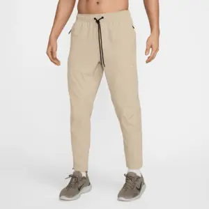 Nike Unlimited Dri-fit Zippered Cuff Versatile Pants Brown