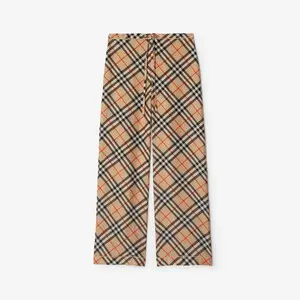 Burberry Check Silk Pyjama Trousers