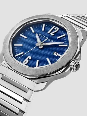 BVLGARI Octo Roma Stainless Steel Automatic Bracelet Watch