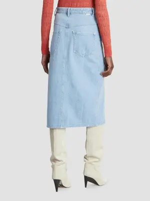 Isabel Marant Étoile Vandy Denim Button-front Skirt - Light Blue