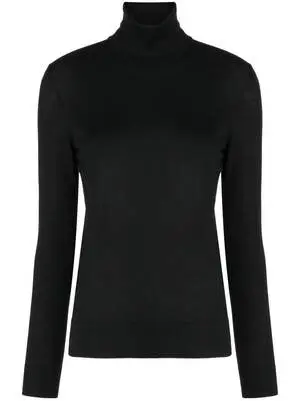Ralph Lauren Roll-neck Cashmere Jumper - Black