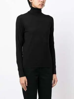 Ralph Lauren Roll-neck Cashmere Jumper - Black