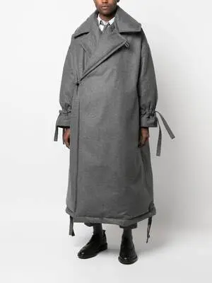 Thom Browne Padded Off-centre Button Coat